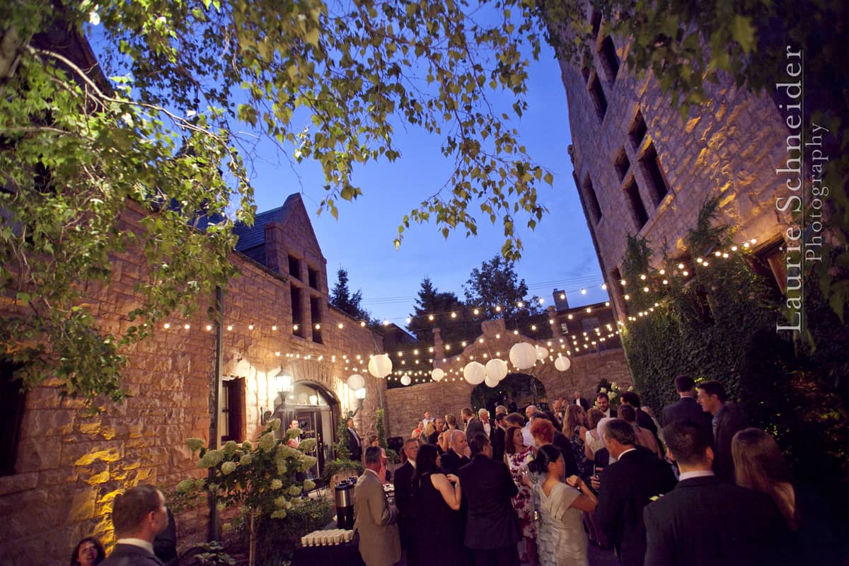 The Courtyard | The Van Dusen Mansion