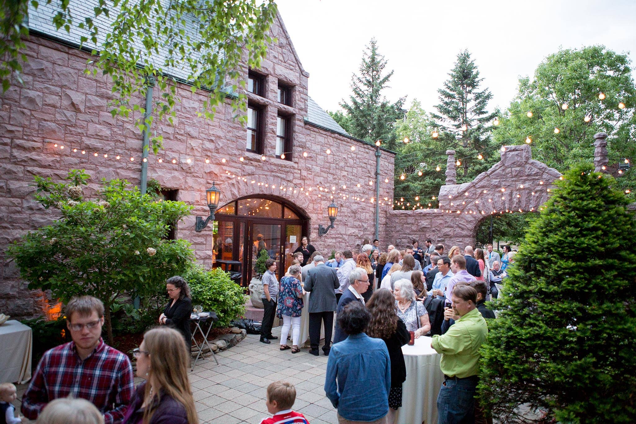 The Courtyard | The Van Dusen Mansion